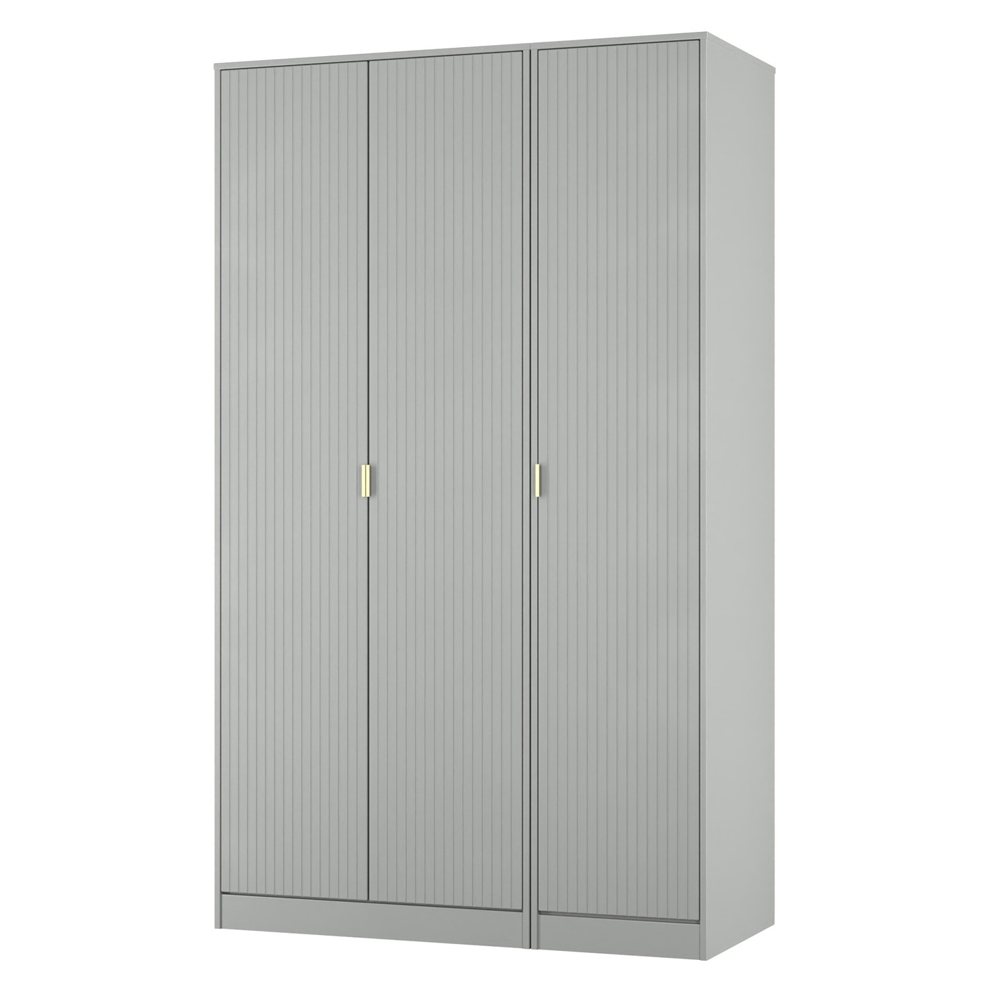 Welcome Furniture | Nashville Tall Triple Plain Wardrobe | Dusk Grey ...