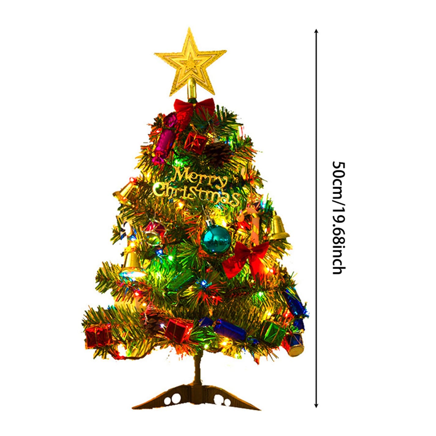 LIFE IDEAS | Mini Tabletop Tree with LED Lights | Multi | SportsDirect.com