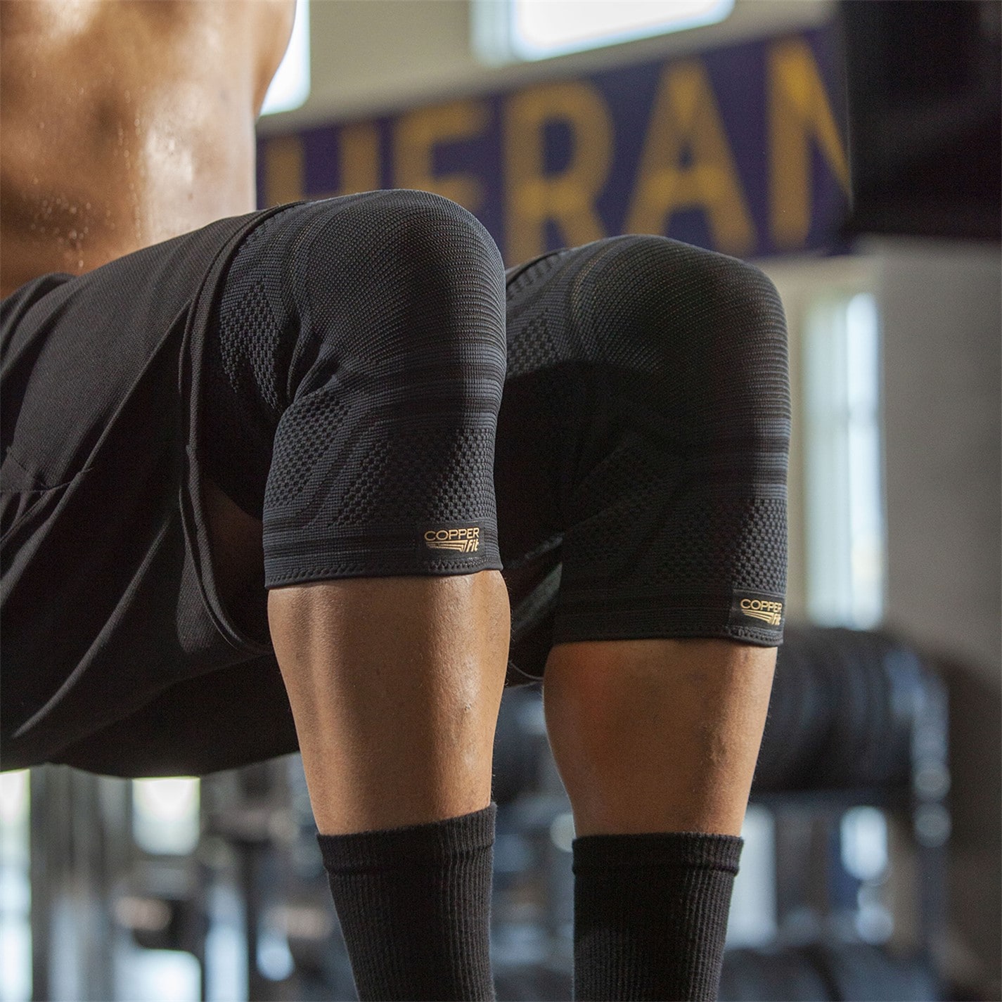 Copper Fit | Copper Fit Elite Knee Sleeve (S/M) | Black | SportsDirect.com