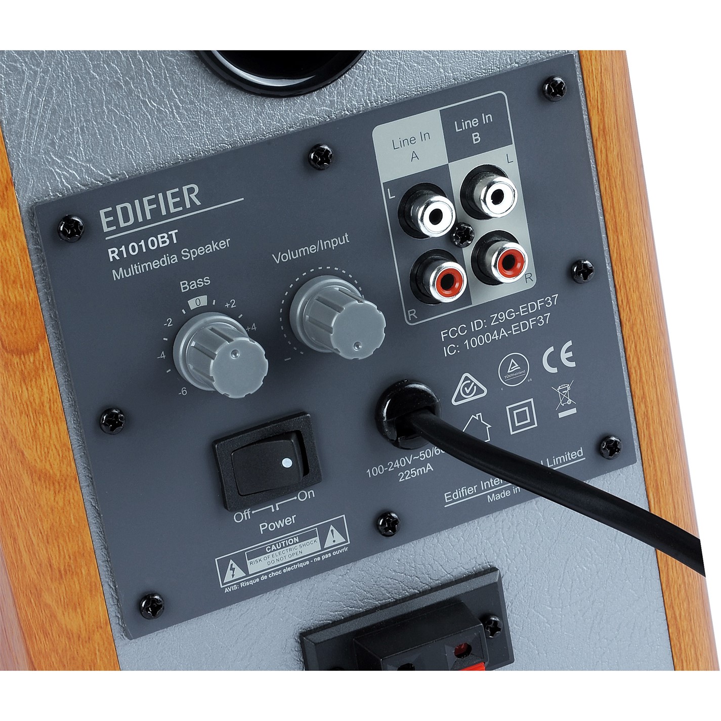 Edifier | R1010BT 2.0 Bookshelf Speakers Brown | Brown | SportsDirect.com