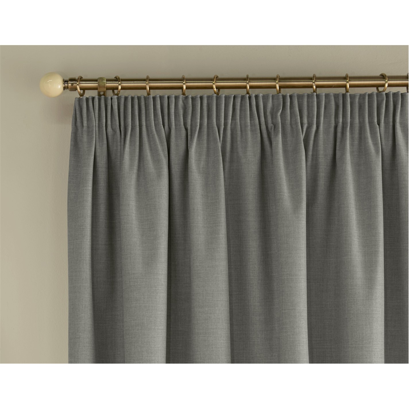 Enhanced Living | Harvard Blackout Thermal Tape Door Curtain | Grey ...