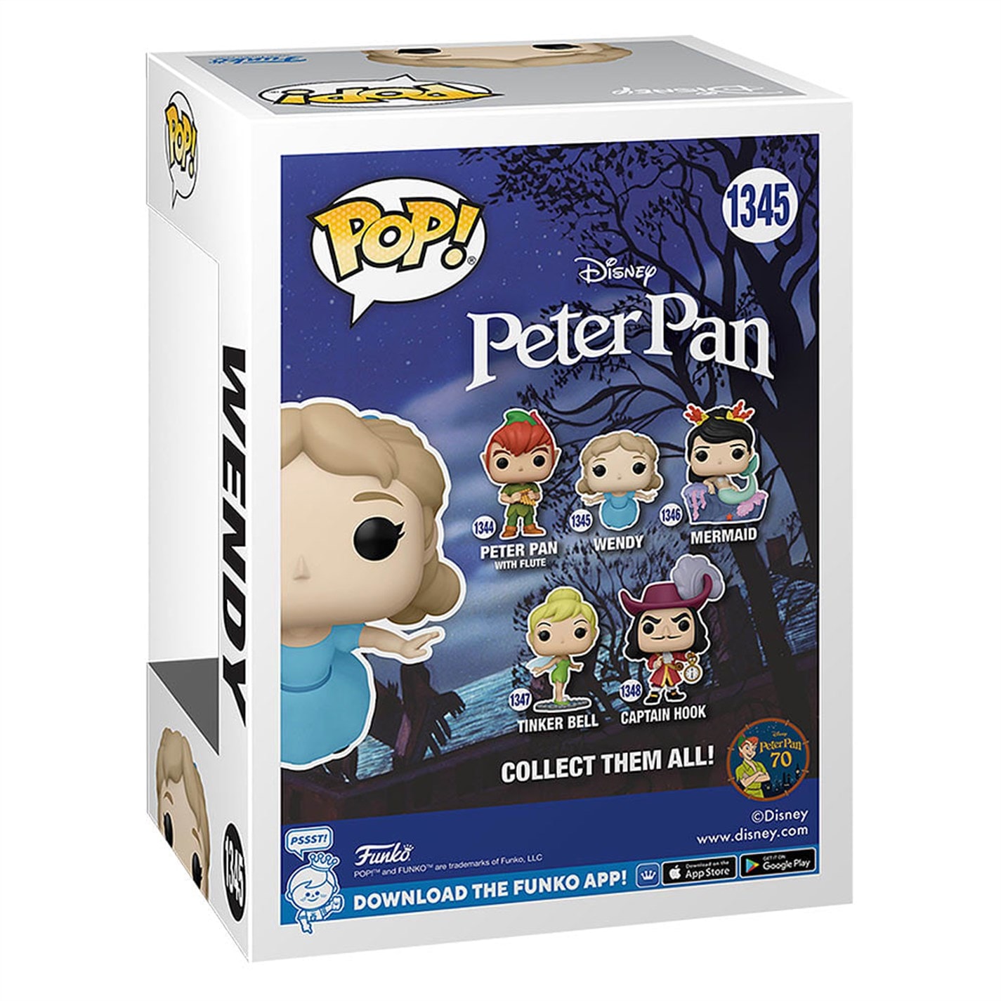 FUNKO | 70698 POP Disney: Peter Pan70th- Wendy | Merchandise ...