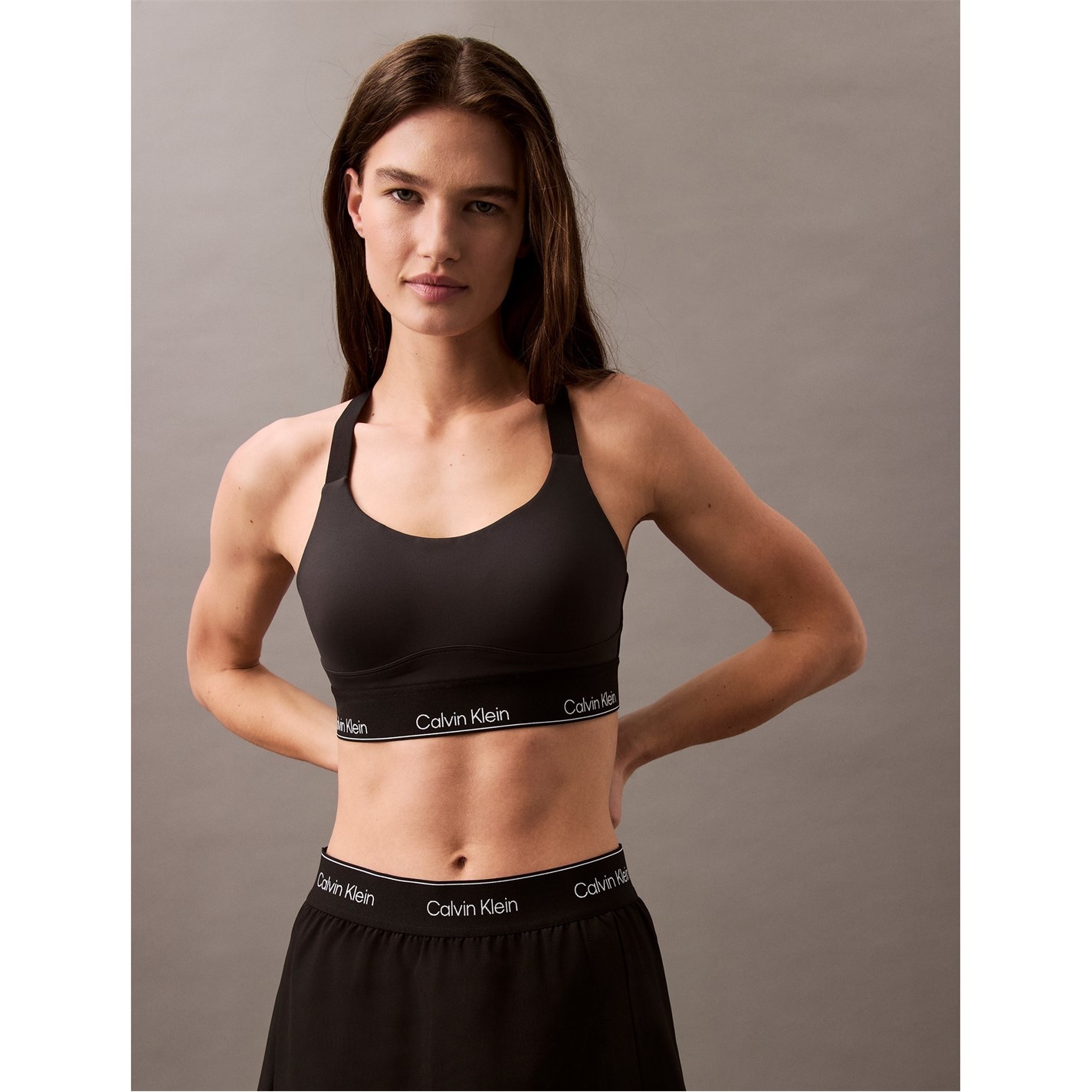Calvin Klein | Women's High Impact Non Wired Moisture Wicking Sports ...