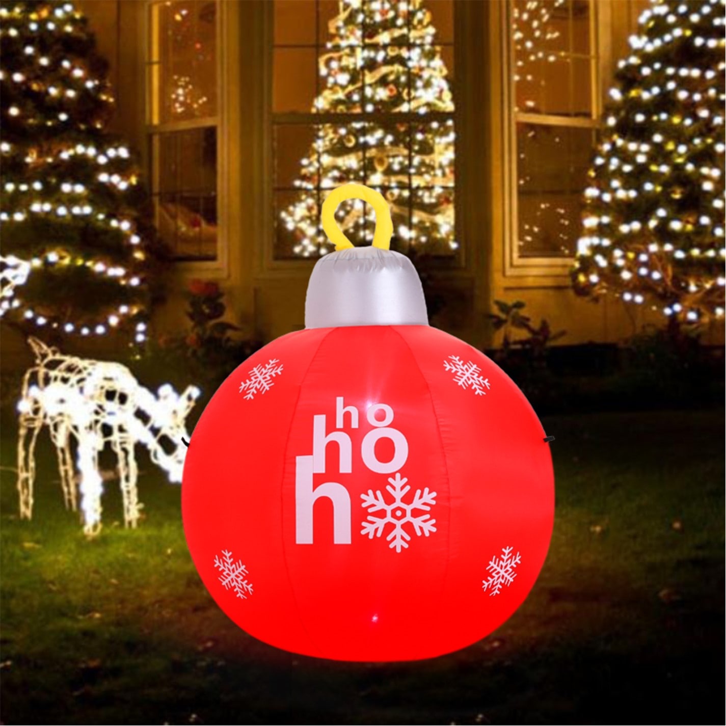 LIFE IDEAS | 120cm Christmas Ball Decoration | Outdoor Christmas ...