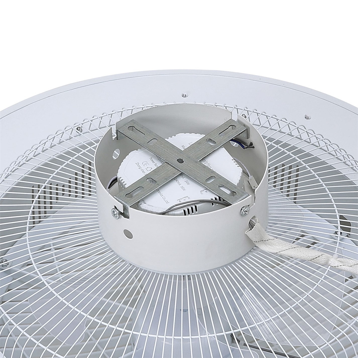 Kabinet UK | Round LED Ceiling Light Fan with Remote Control | White ...