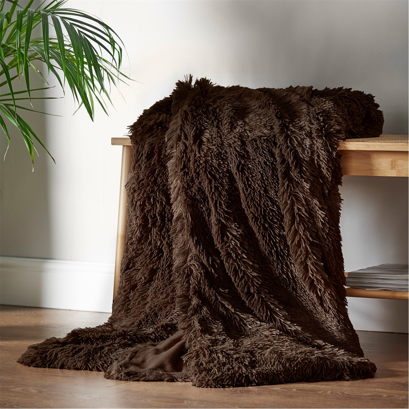 Catherine Lansfield | Cuddly Deep Pile Blanket Throw | Throws ...