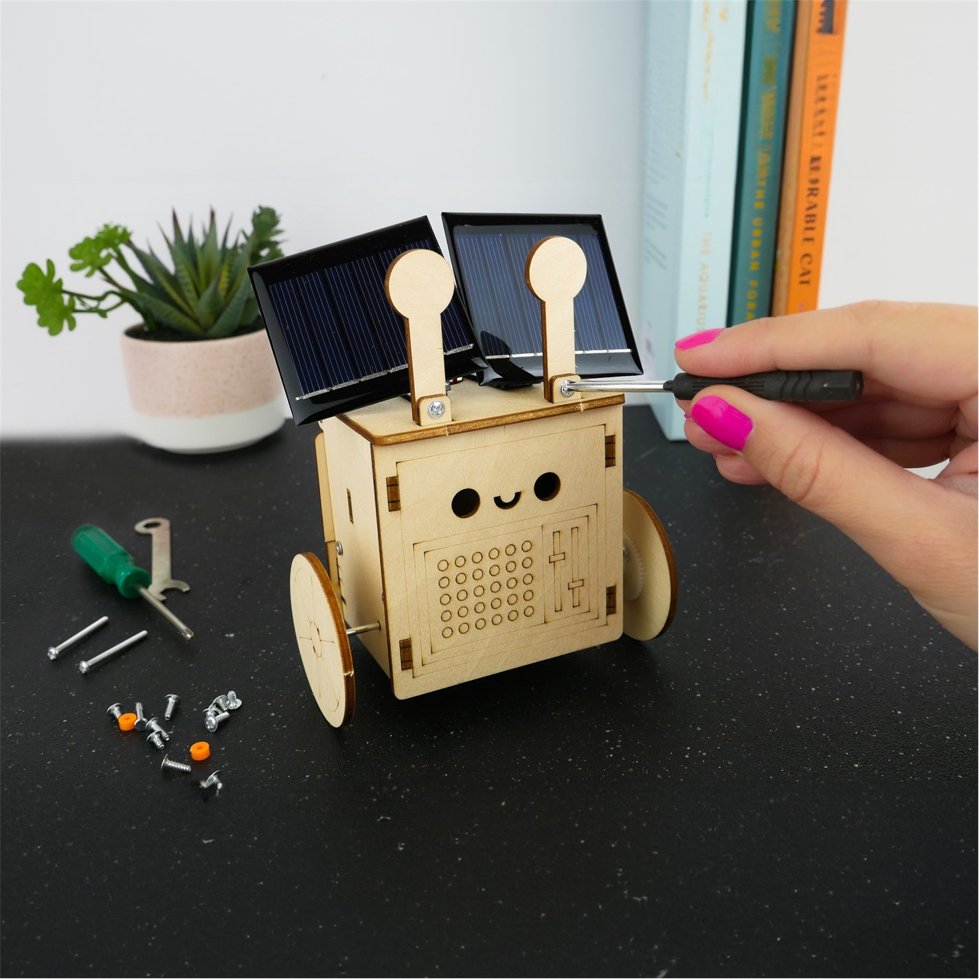 Gift Republic | Eco Bot Robot DIY STEM Kit | Brown | SportsDirect.com