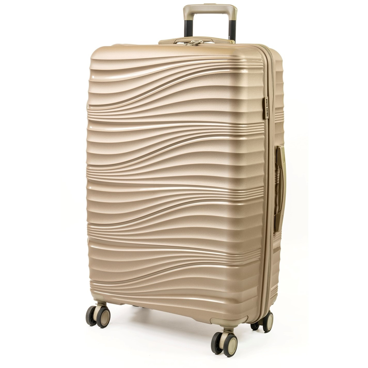 Pierre Cardin | Riviera Hard Shell Travel Suitcase Wheeled Luggage ...