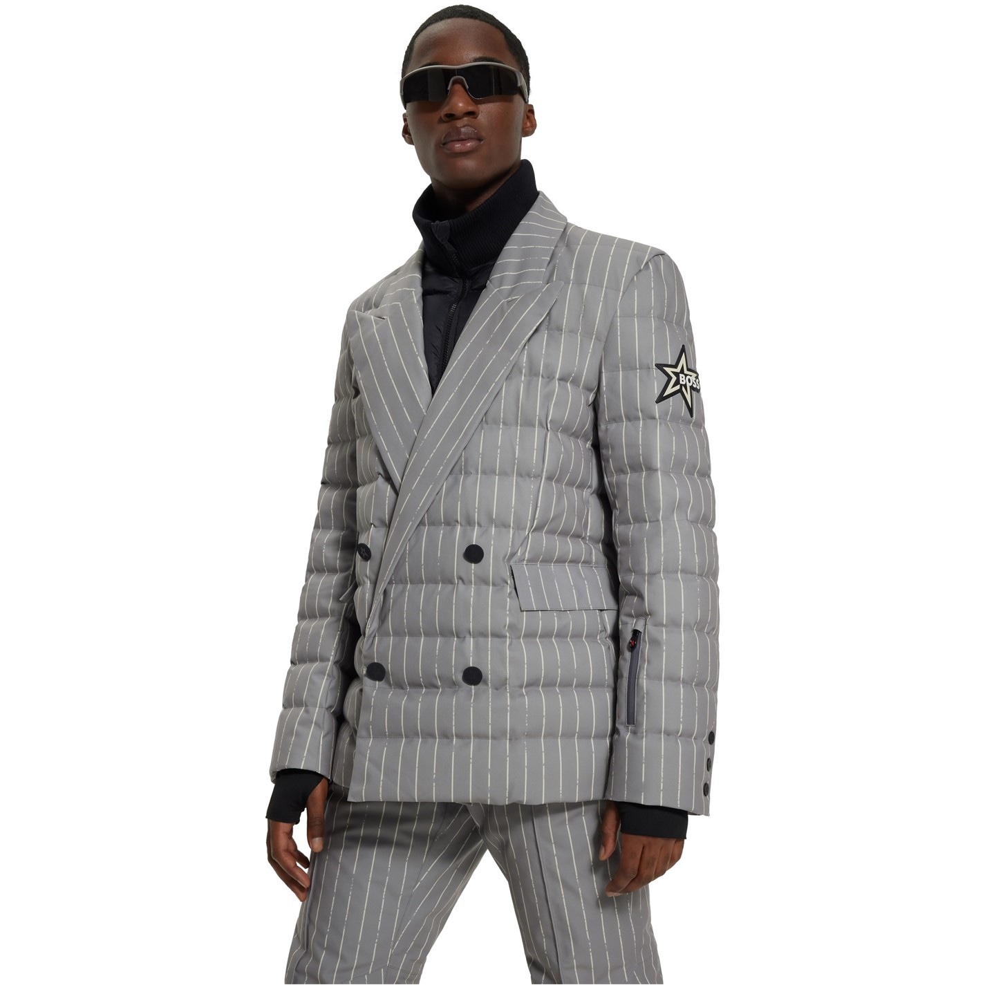 Boss | Men's BOSS Weather-Resistant Ski Jacket | Grey | SportsDirect.com