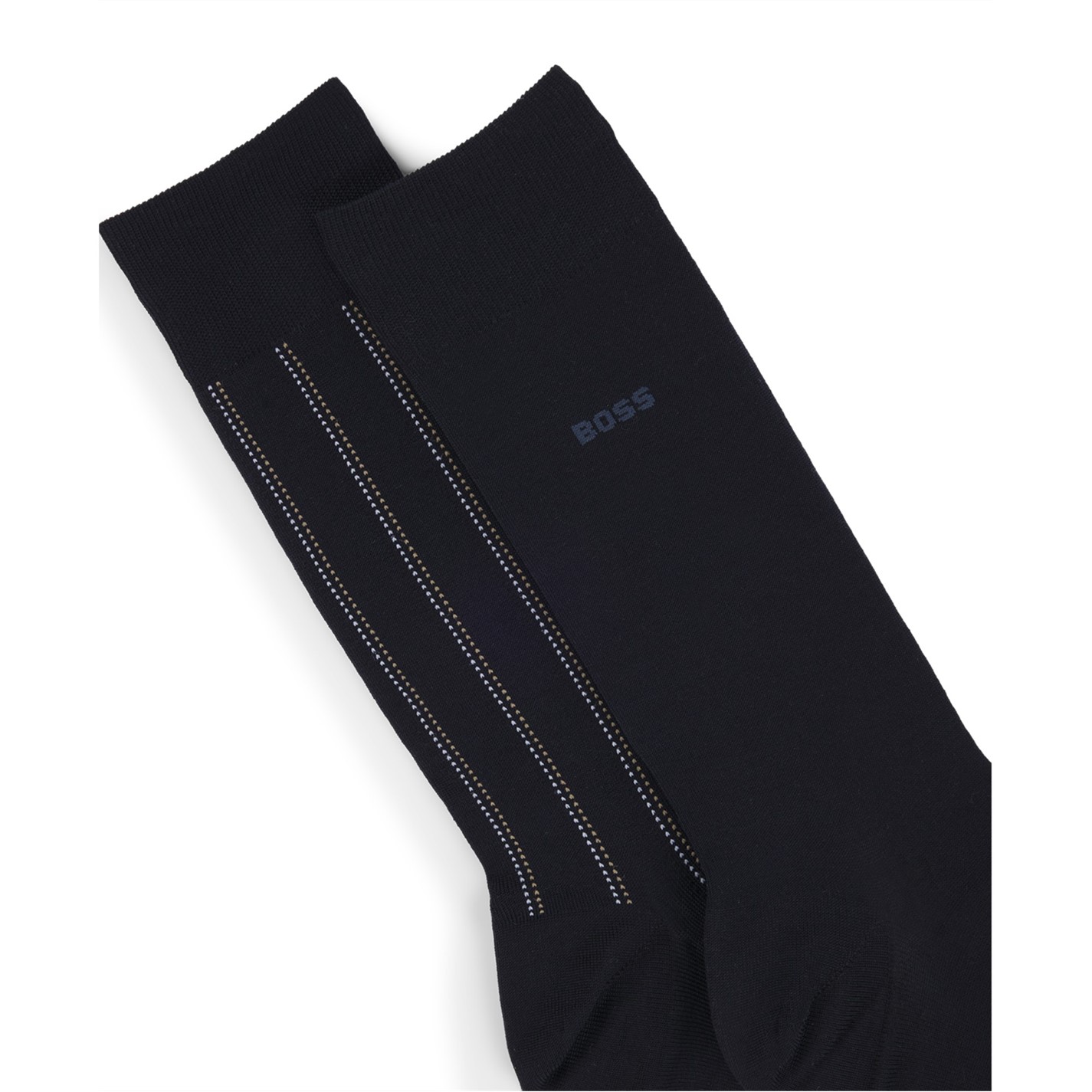Boss | Men's Pinstripe Crew Socks | Crew Socks | SportsDirect.com