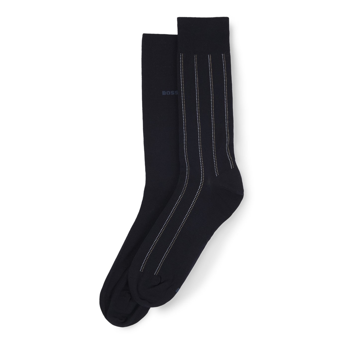 Boss | Men's Pinstripe Crew Socks | Crew Socks | SportsDirect.com