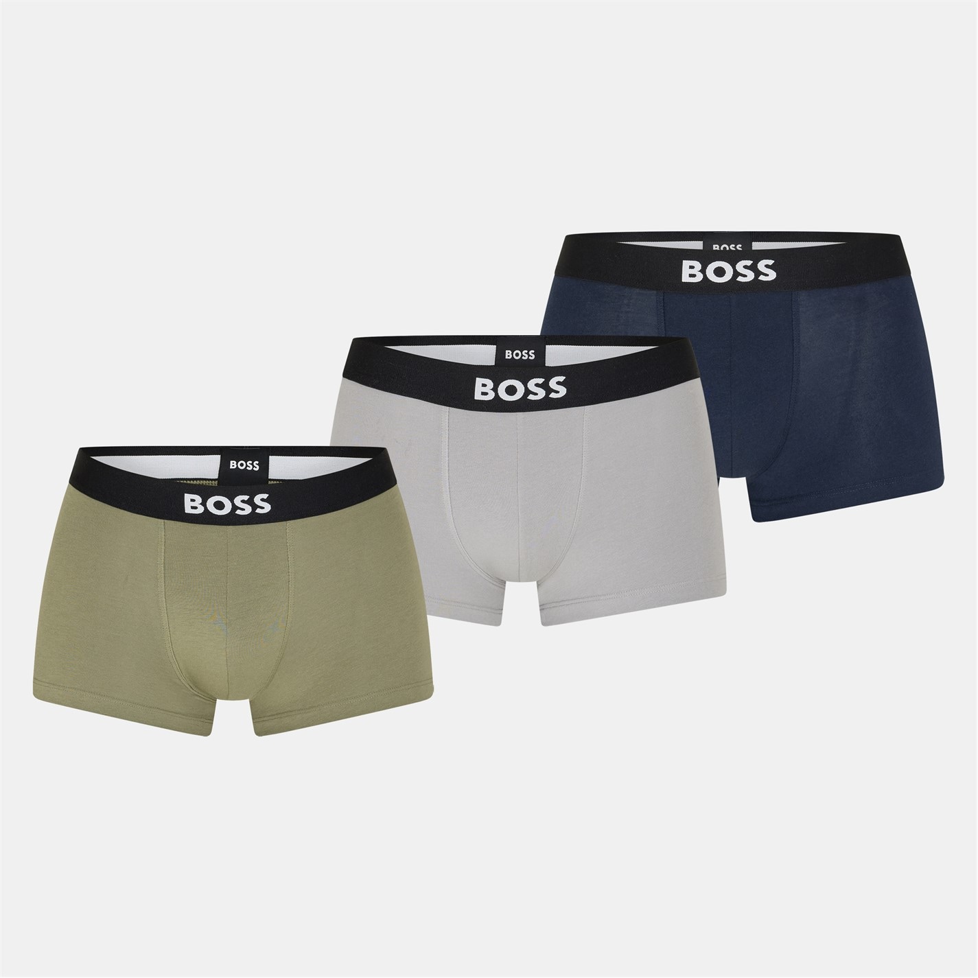 Boss | Mens BOSS Bodywear 3 Pack Boxer Briefs with Logo Waistband ...