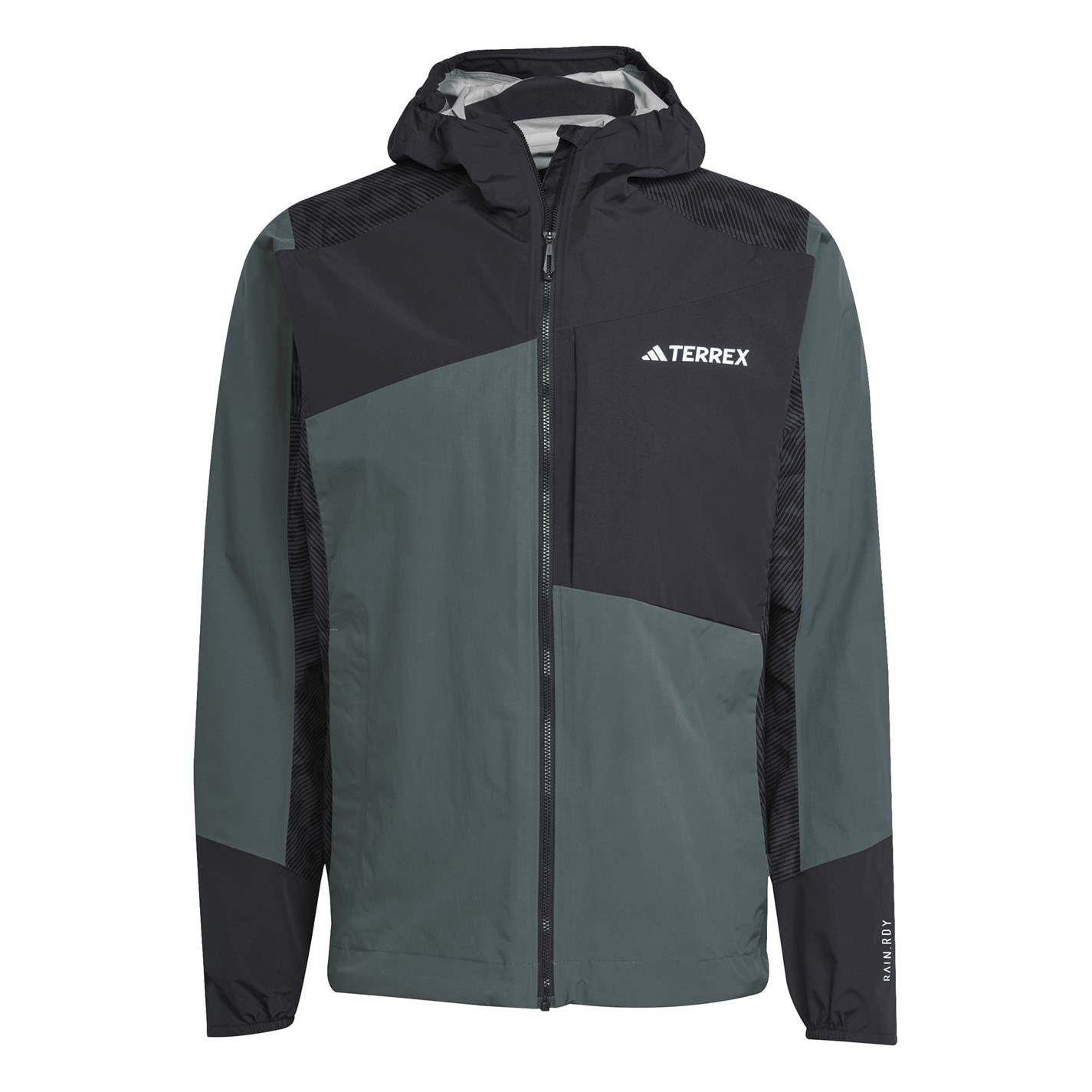 adidas | Men's Express Hybrid Rear Performance Running Jacket | Legend ...