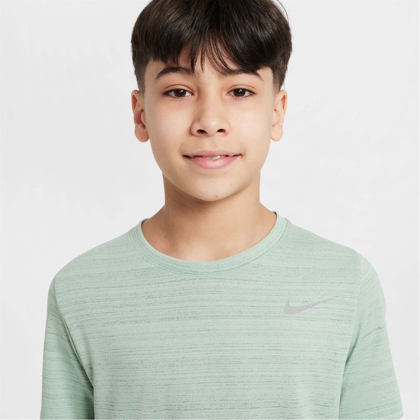 Nike | Dri-FIT Miler Big Kids' (Boys') Training Top | Short Sleeve ...