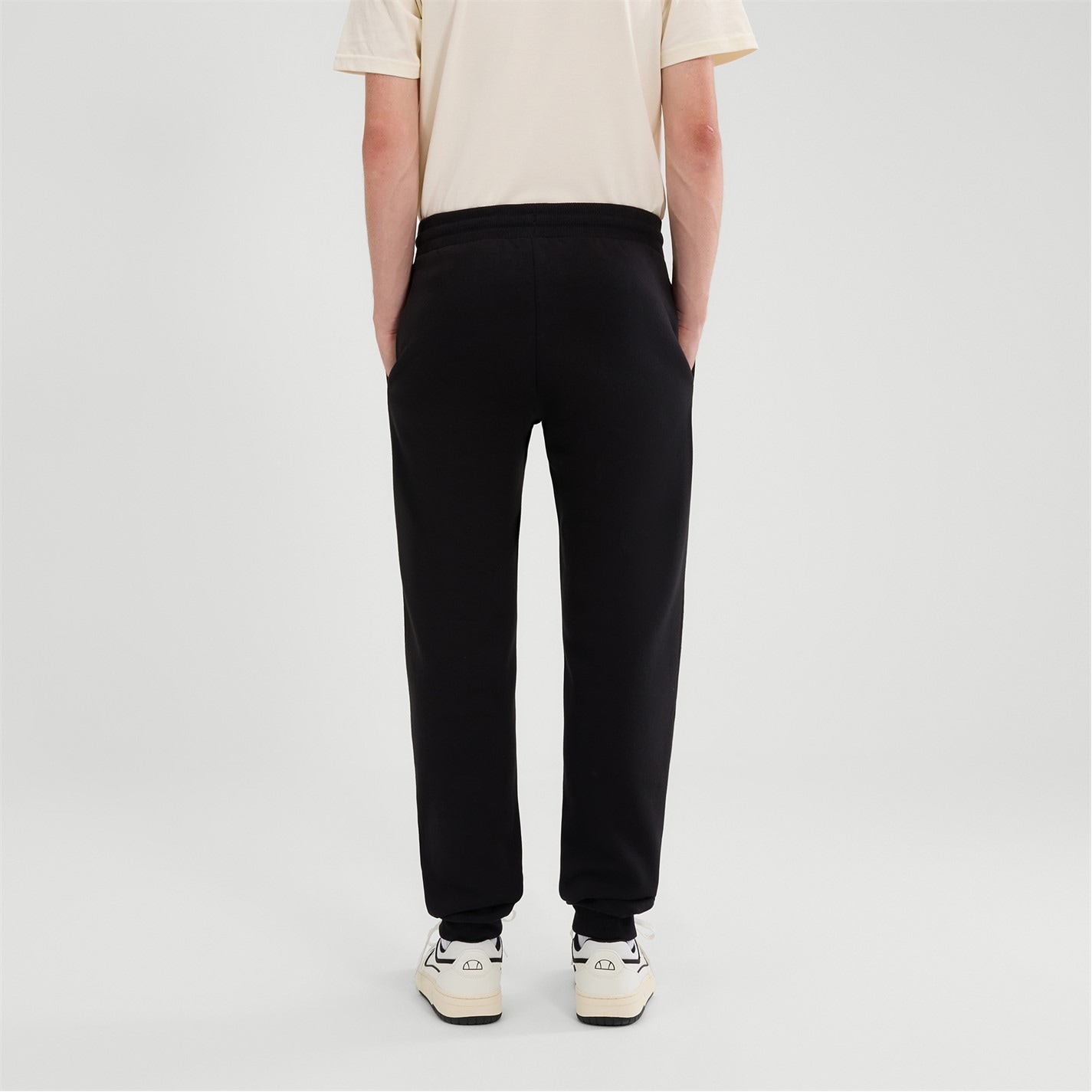 Ellesse | Men's Cravo Jog Closed Hem Jersey Joggers | Black ...