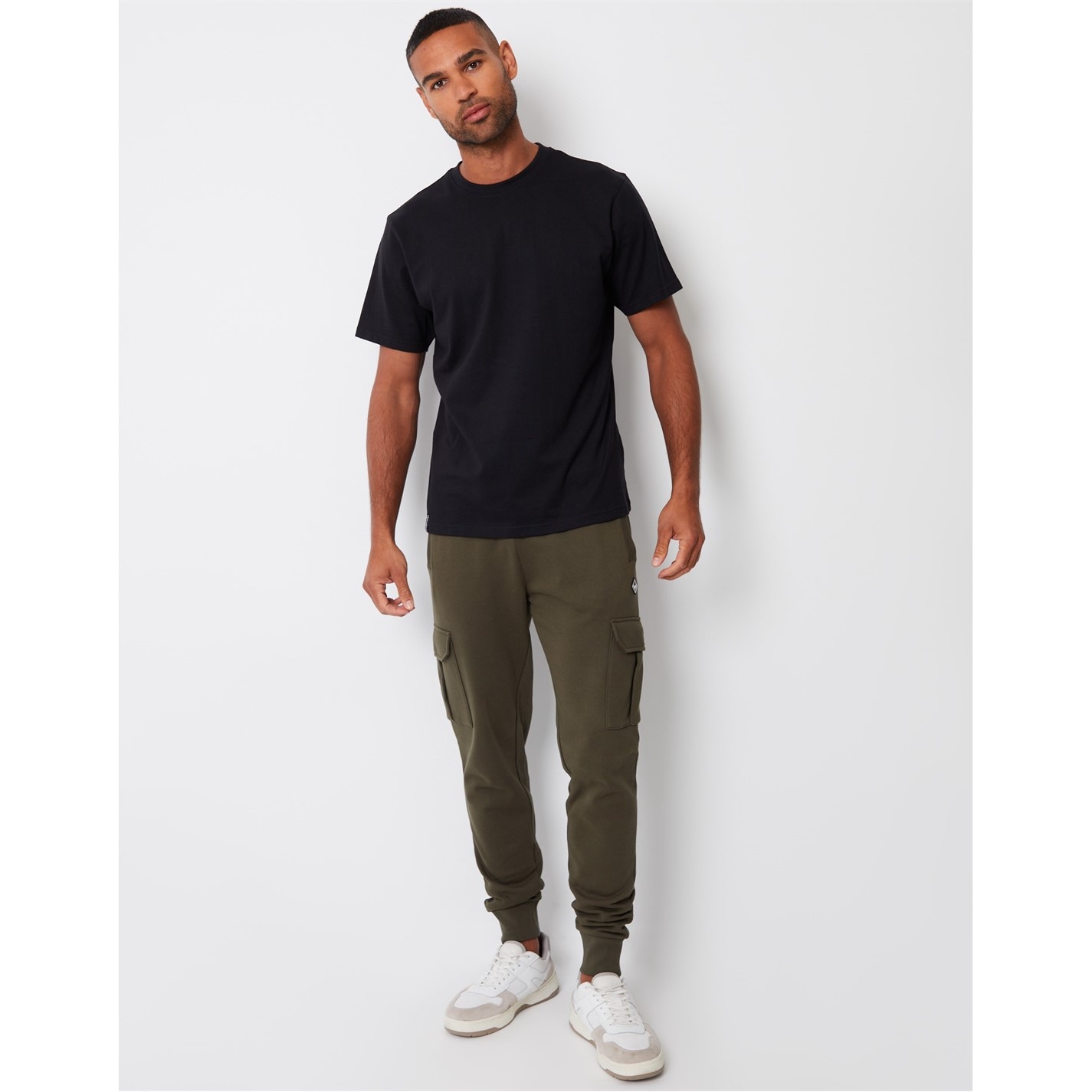 Threadbare | Men's Closed Hem Fleece Joggers | Khaki | SportsDirect.com