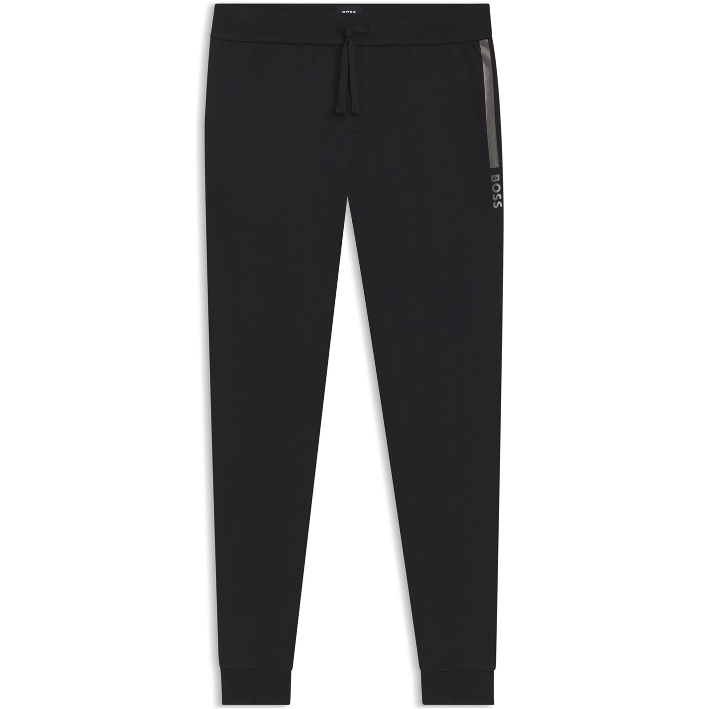 Boss | Logo Tapered Jogging Bottoms | Closed Hem Fleece Jogging Bottoms ...