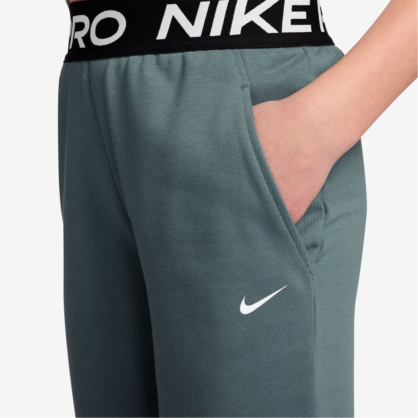 Nike | Pro Dri-FIT Jogging Bottoms Juniors | Closed Hem Fleece Jogging ...