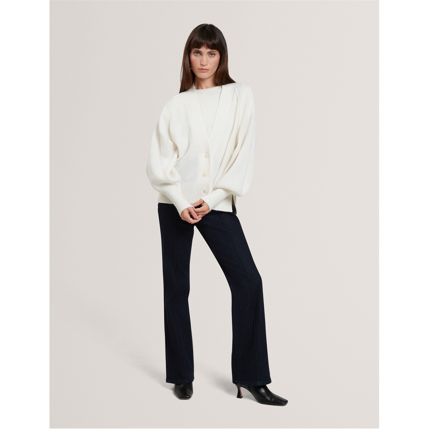 Ted Baker | Women's V Neck Cardigan | Ivory | SportsDirect.com