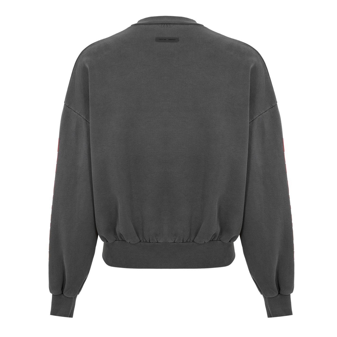 FEAR OF GOD ESSENTIALS | FGE Chicago Crew Sn62 | Iron/Red ...