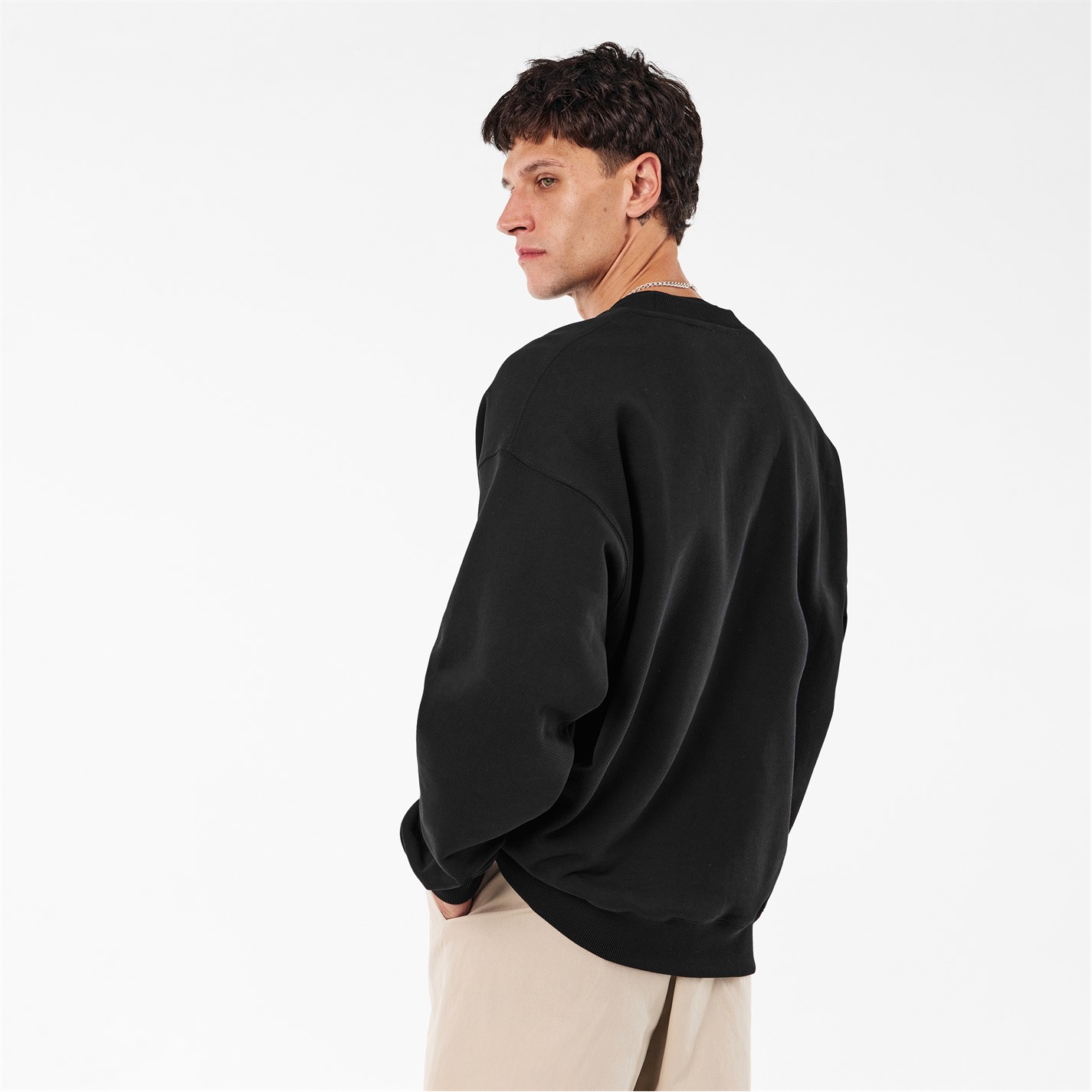 Off White | Men's Skate Contemporary Fit Crew Sweatshirt | Crew ...