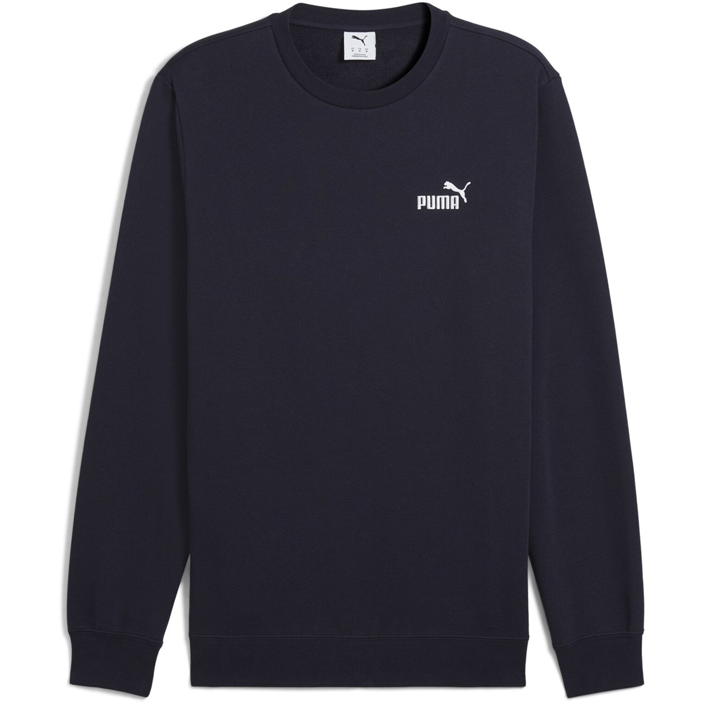 Puma | Men's Small Number 1 Logo Crew Sweatshirt | Puma Navy ...