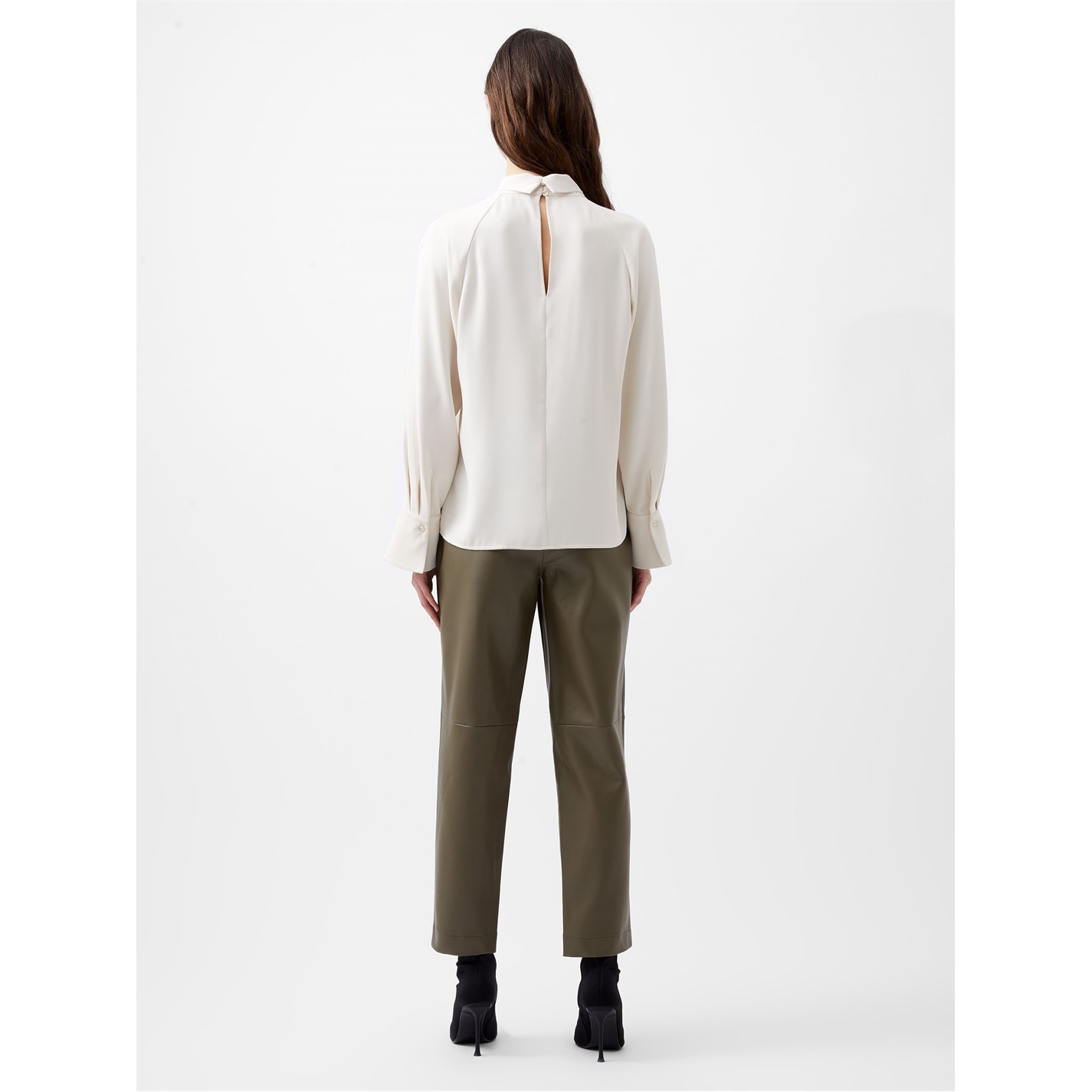 French Connection | Women's Carmen Long-Sleeve Blouse | Blouses - Long ...