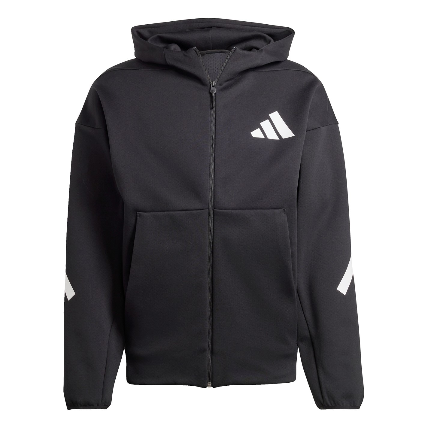 adidas | Men's Z.N.E. Full Zip Hoodie | Black | SportsDirect.com