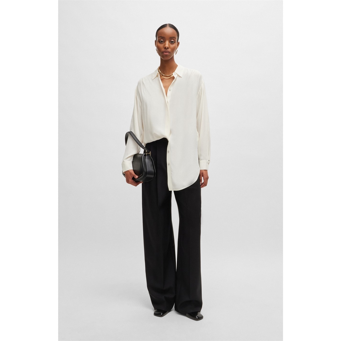 Boss | Women's Benika Relaxed Fit Blouse | Blouses - Long Sleeve ...