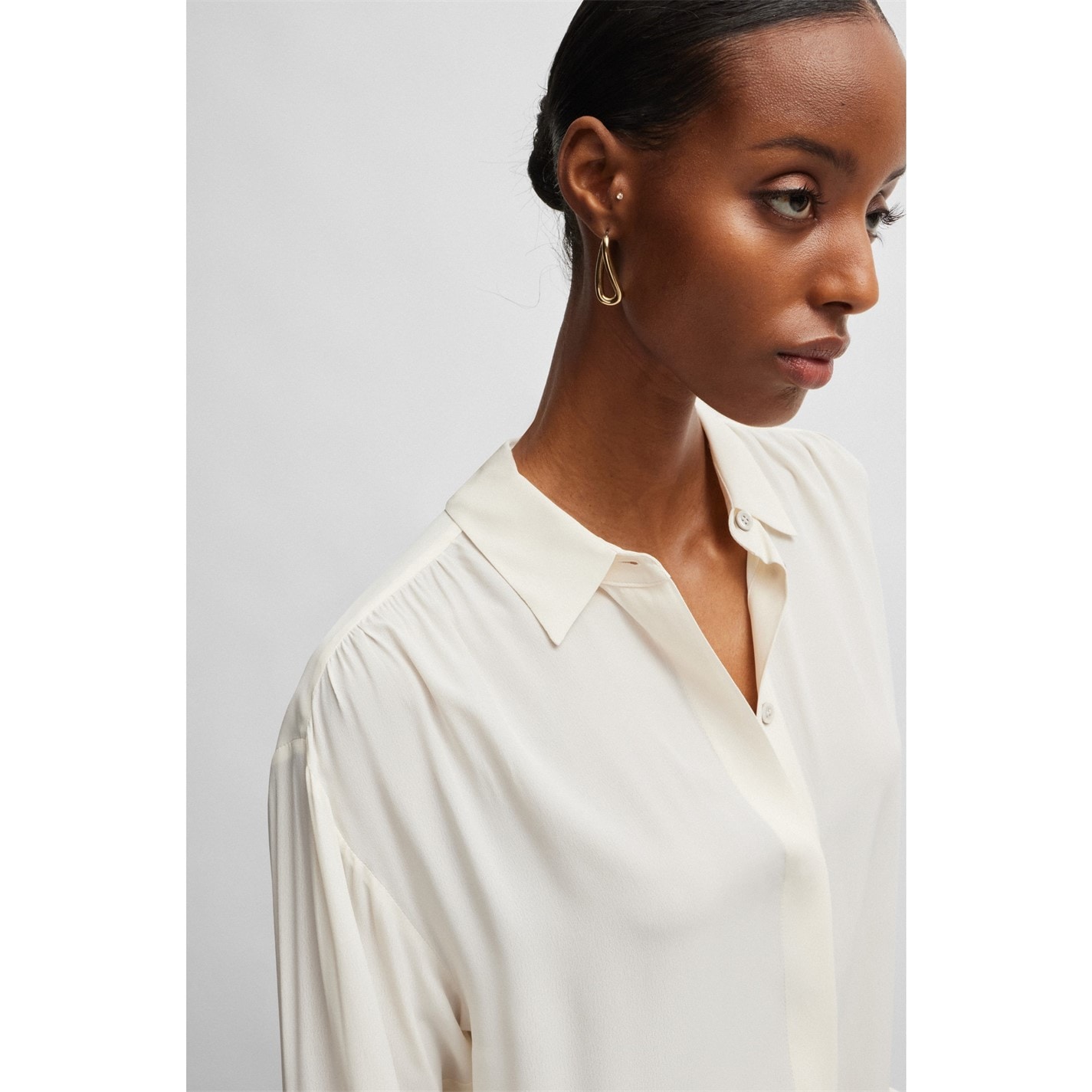 Boss | Women's Benika Relaxed Fit Blouse | Blouses - Long Sleeve ...