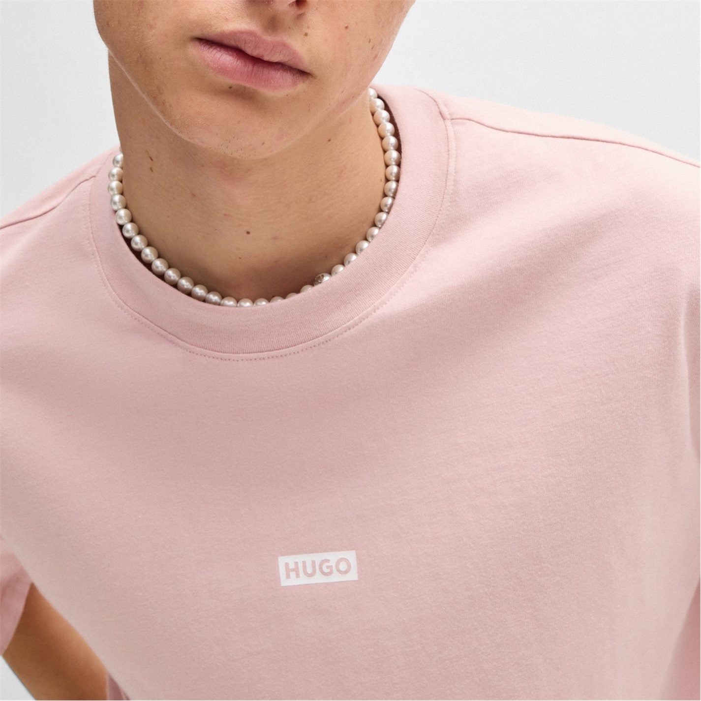 Hugo | Mens HUGO Printed Logo Back T-Shirt with MCMXCIII text - Regular ...
