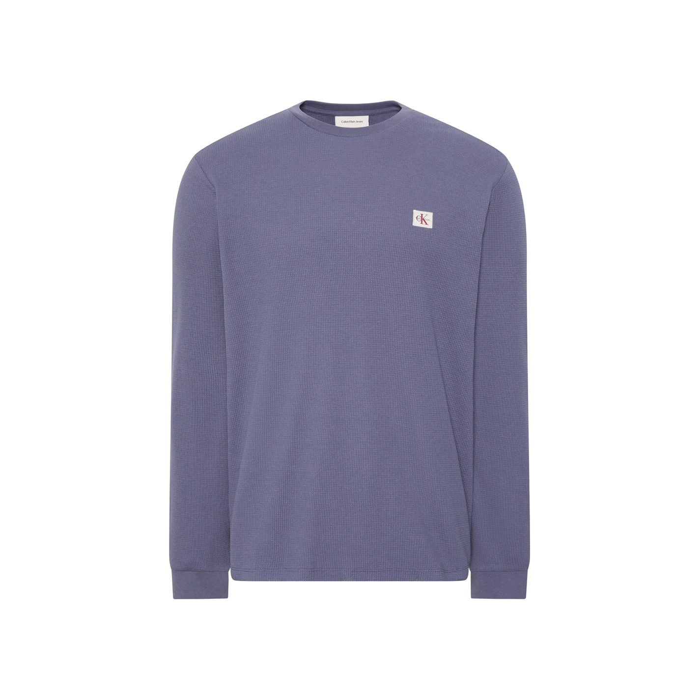 Calvin Klein Jeans Waffle Long Sleeve Top | SportsDirect.com USA