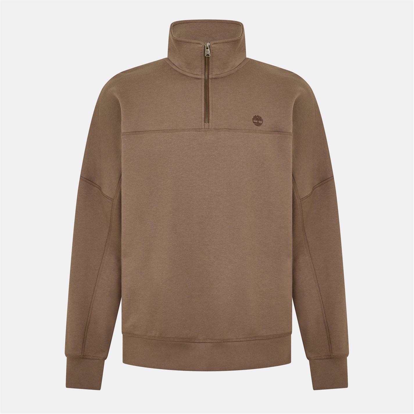 Timberland | Men's Quarter Zip Fleece | Choco Chip | SportsDirect.com