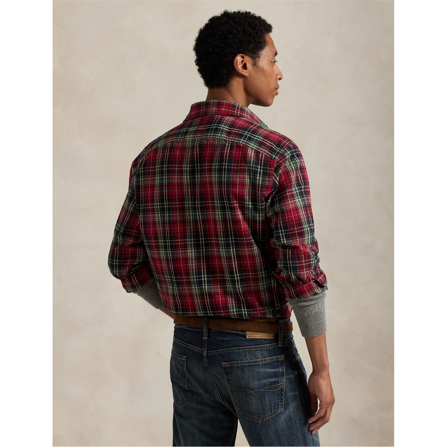 Polo Ralph Lauren | Men's Long Sleeve Flannel Shirt | Red/Black Multi ...