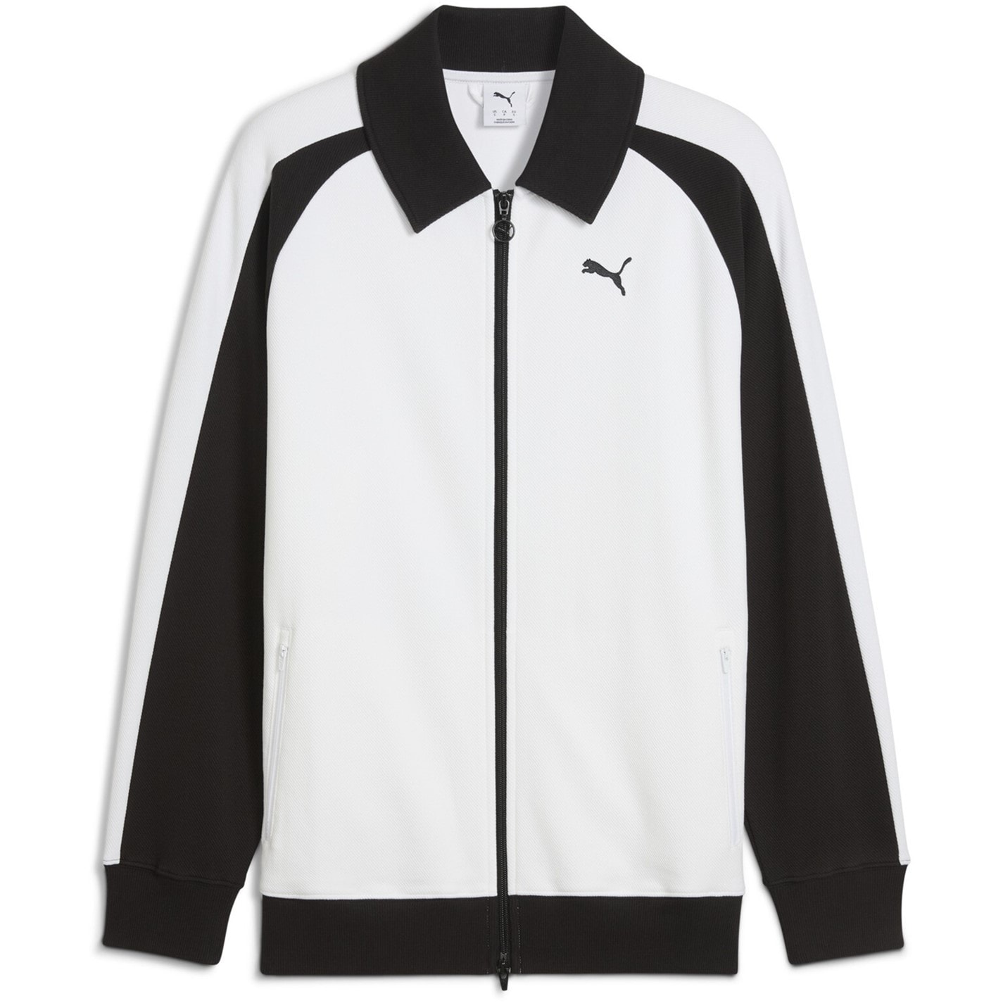 Puma | Men's Track Tracksuit Top | White/Black | SportsDirect.com