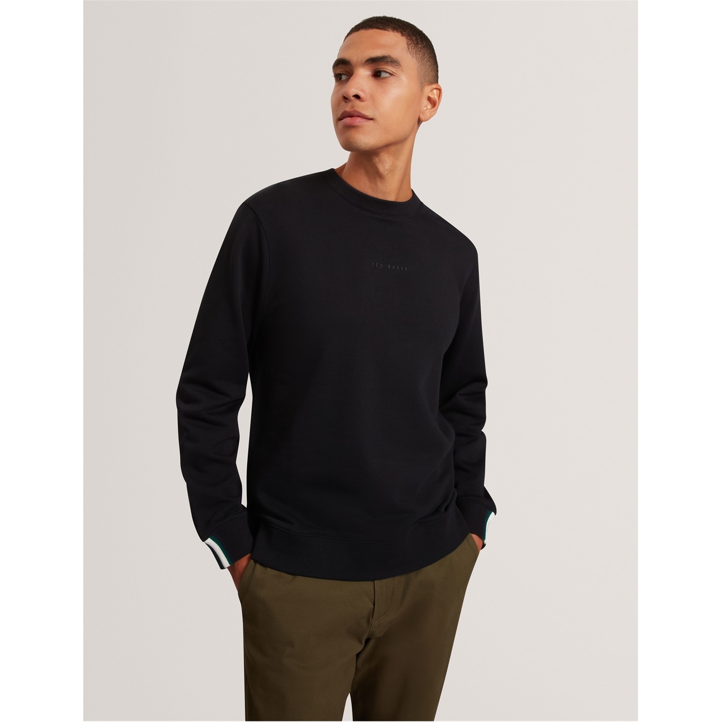 Ted Baker | Men's Long-Sleeve Crew Tracksuit Top | Tracksuit Tops ...