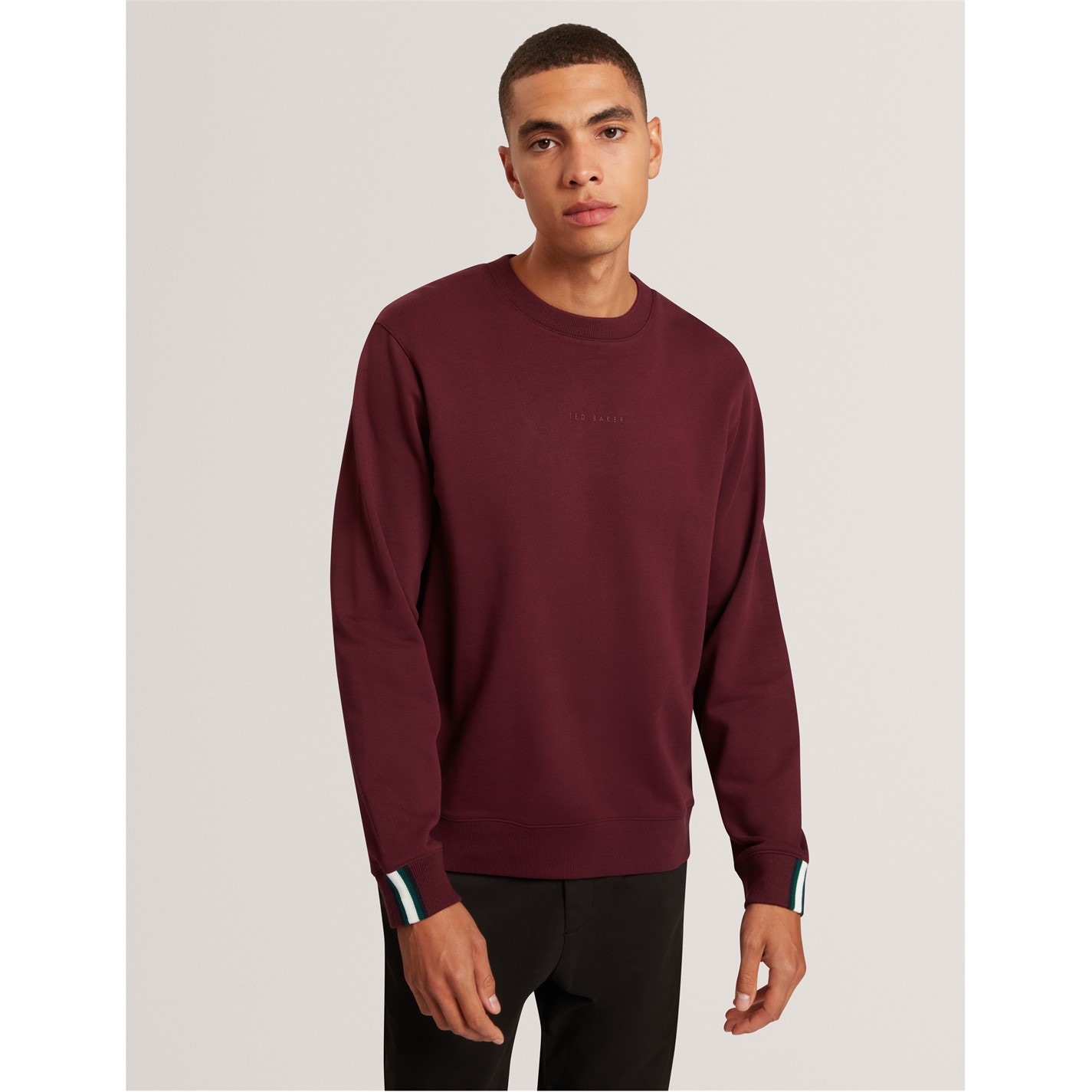 Ted Baker | Men's Long-Sleeve Crew Tracksuit Top | Tracksuit Tops ...