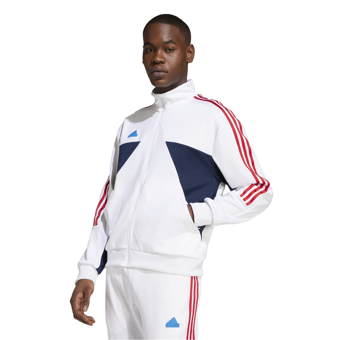 adidas | Men's Tiro Tracksuit Top | White | SportsDirect.com