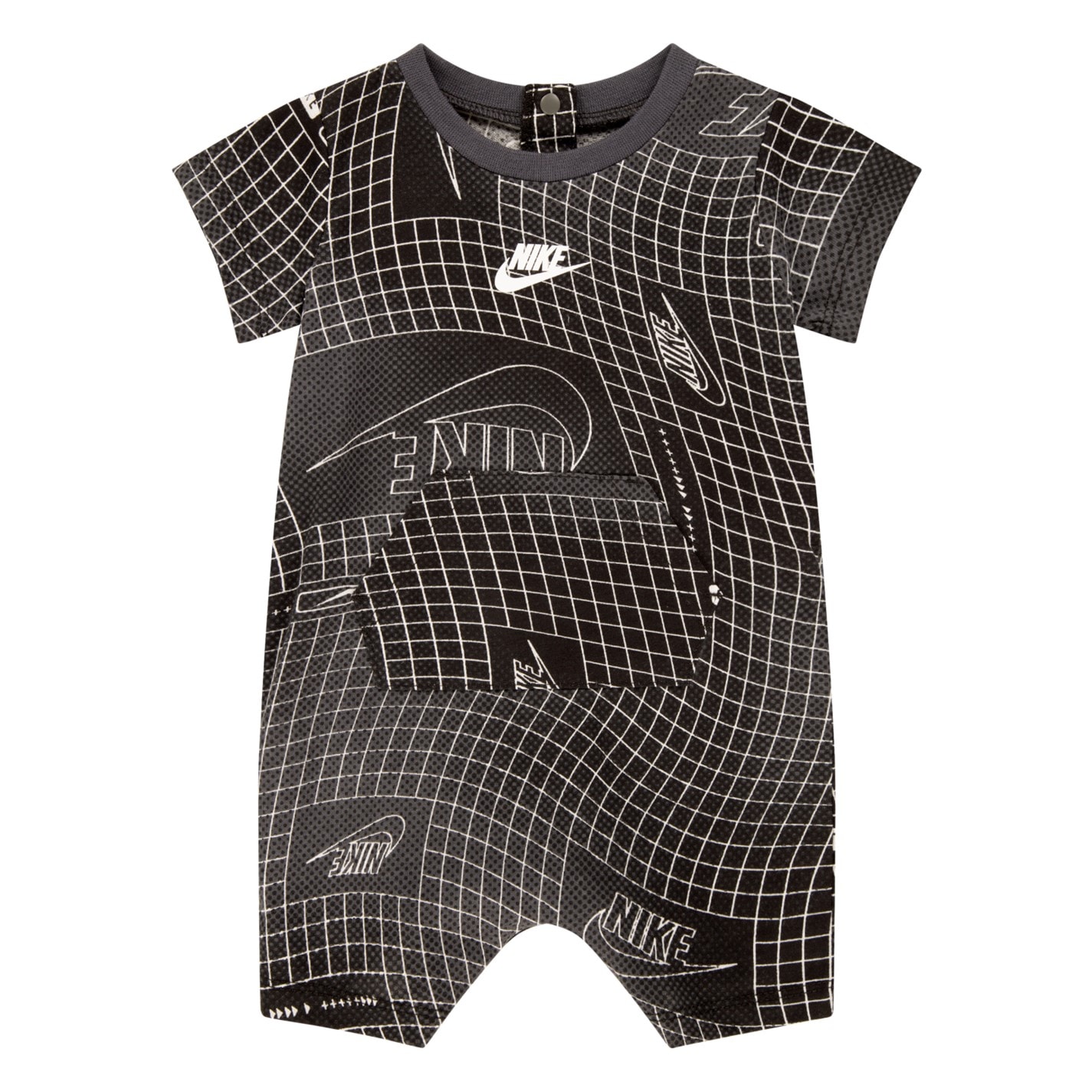Nike | Kids' Club Seasonal Romper Onesie | Iron Grey | SportsDirect.com