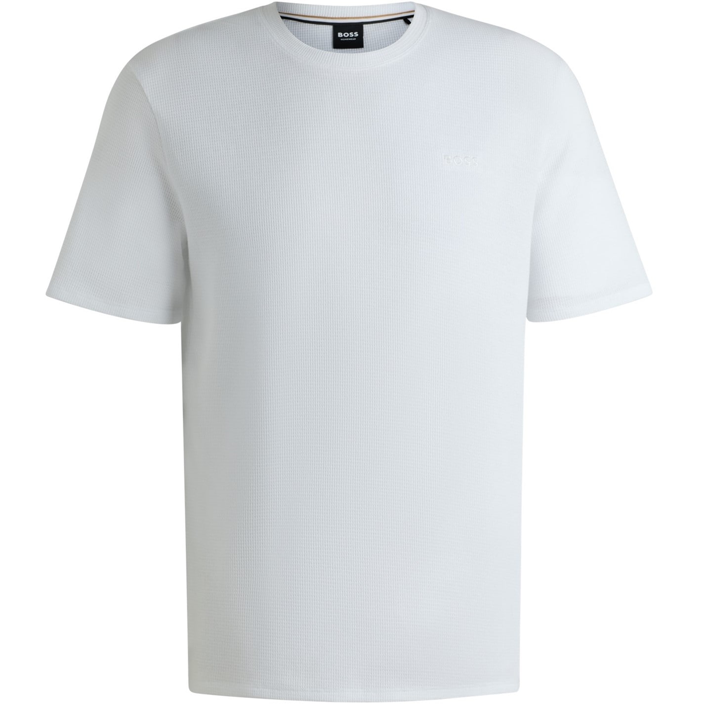 Boss | Mens BOSS Bodywear Waffle T-Shirt with Structured Design ...