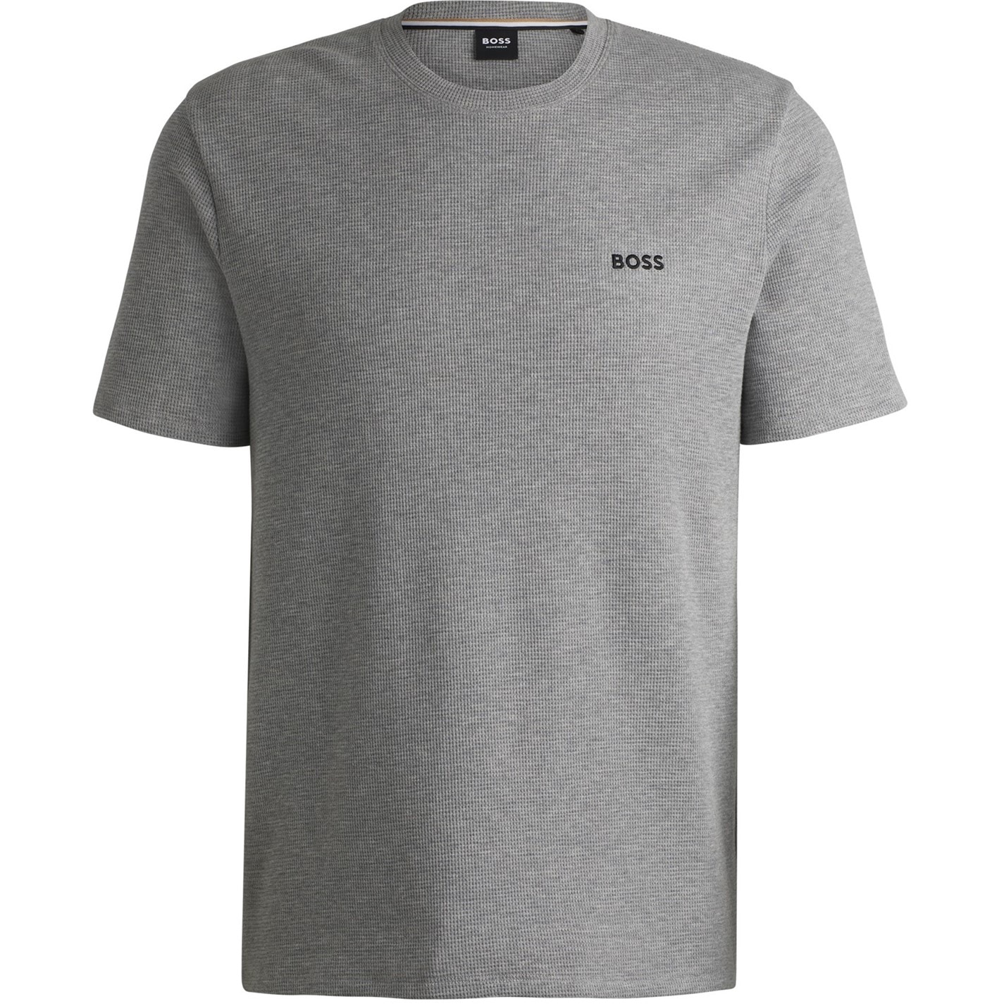 Boss | Mens BOSS Bodywear Waffle T-Shirt with Structured Design ...