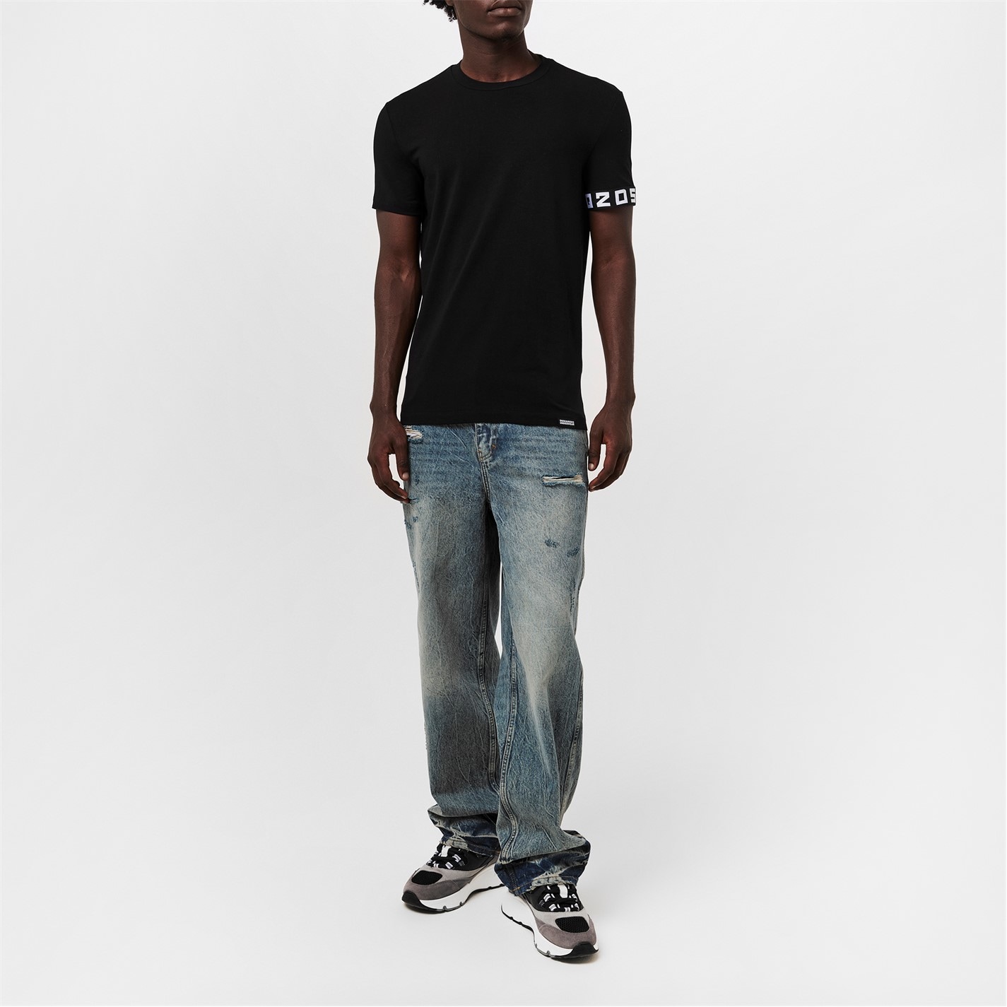 DSQUARED2 | Tape Logo T-Shirt | Slim Fit T-Shirts | SportsDirect.com