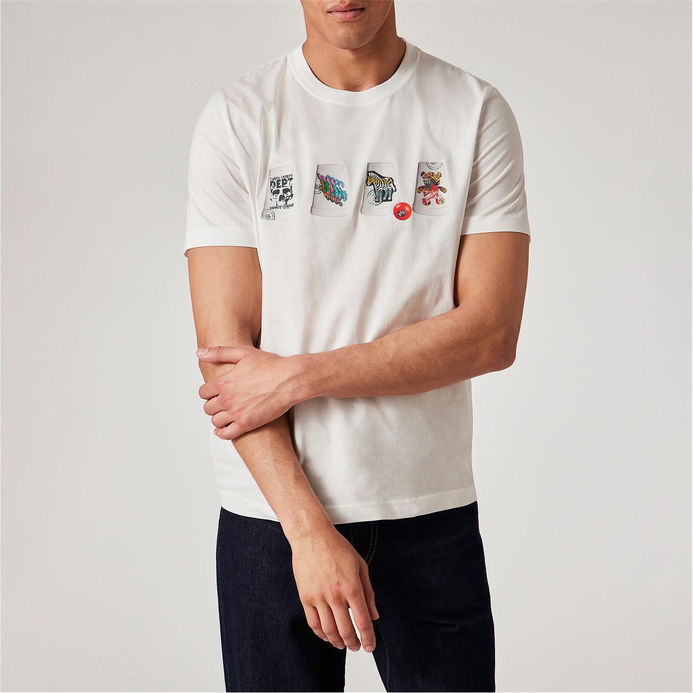 PS Paul Smith | Men's Cups T-Shirt | Regular Fit T-Shirts ...