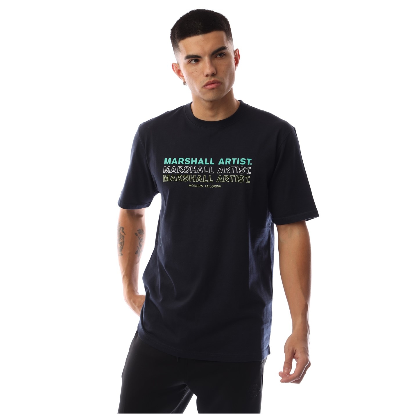 Marshall Artist | Men's Rept Logo Regular Fit T-Shirt | Regular Fit T ...
