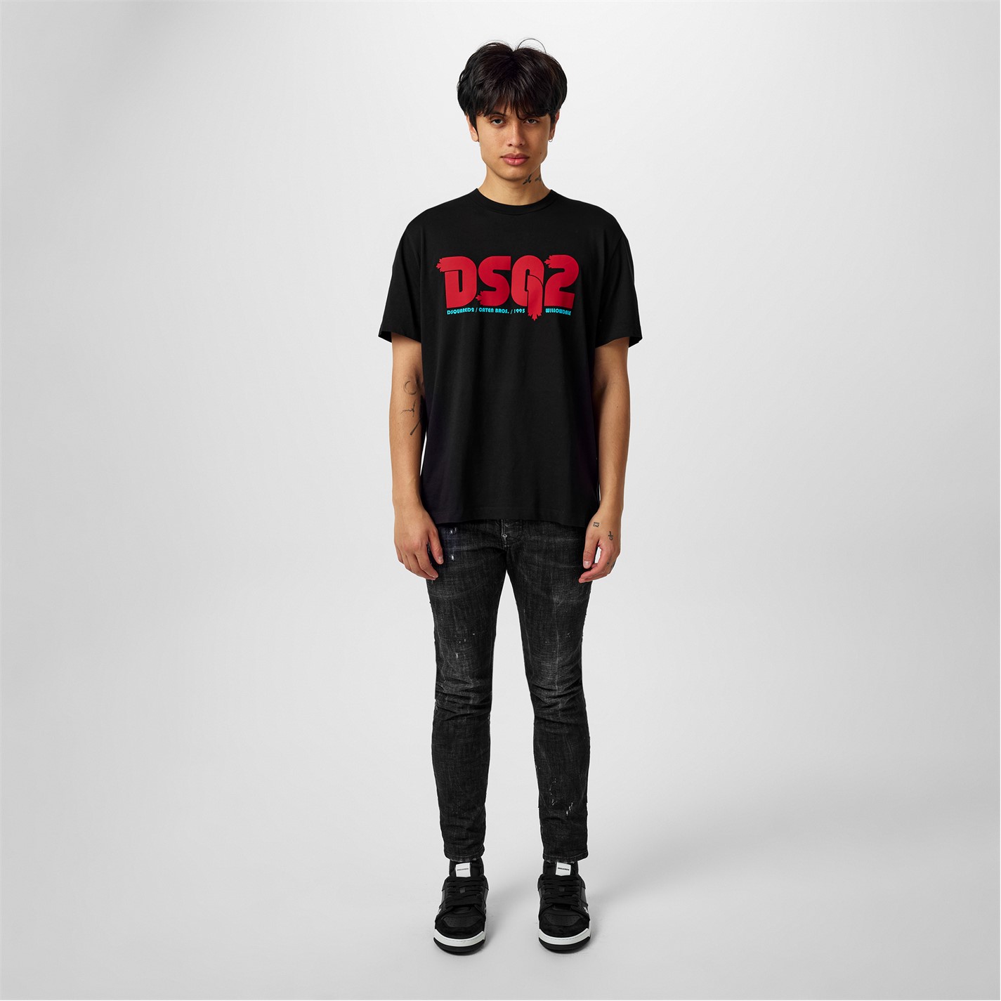 DSQUARED2 | Dsq2 Regular Fit T-Shirt | Black | SportsDirect.com