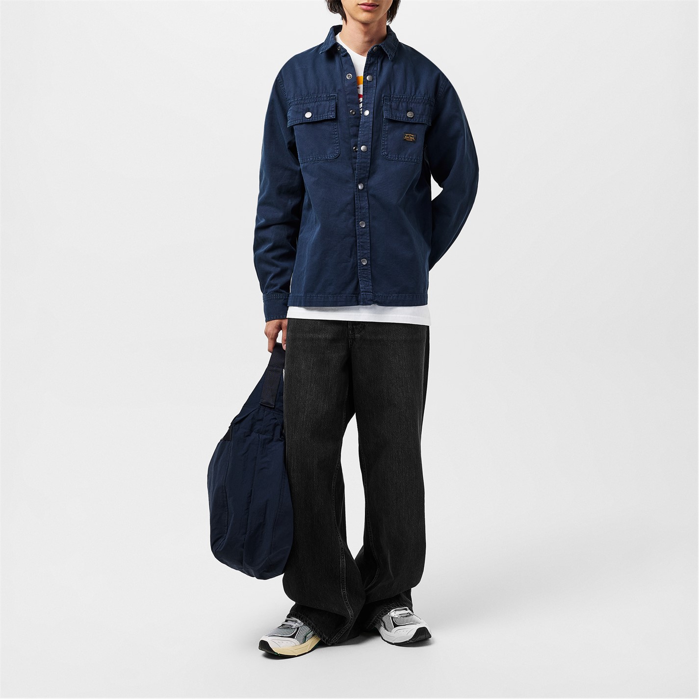 Superdry | Men's Canvas Overshirts | Navy | SportsDirect.com
