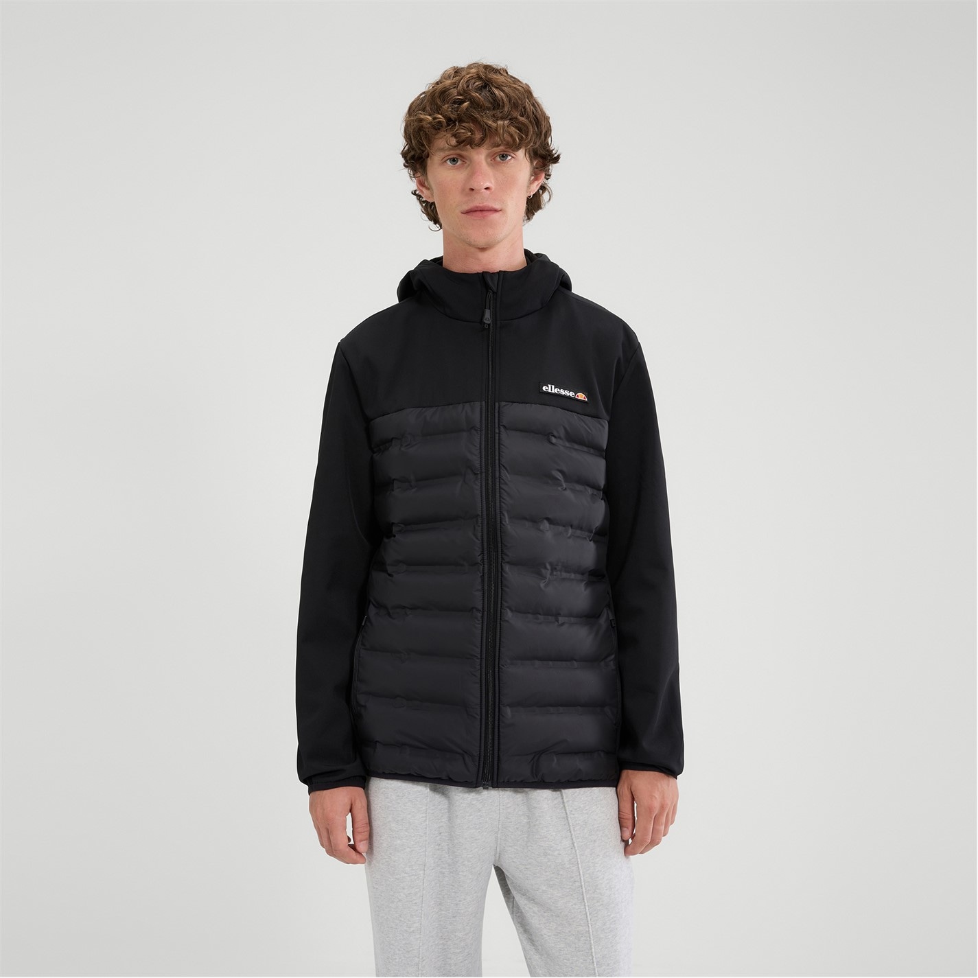 Ellesse | Men's Cassiano Puffer Jacket | Black | SportsDirect.com