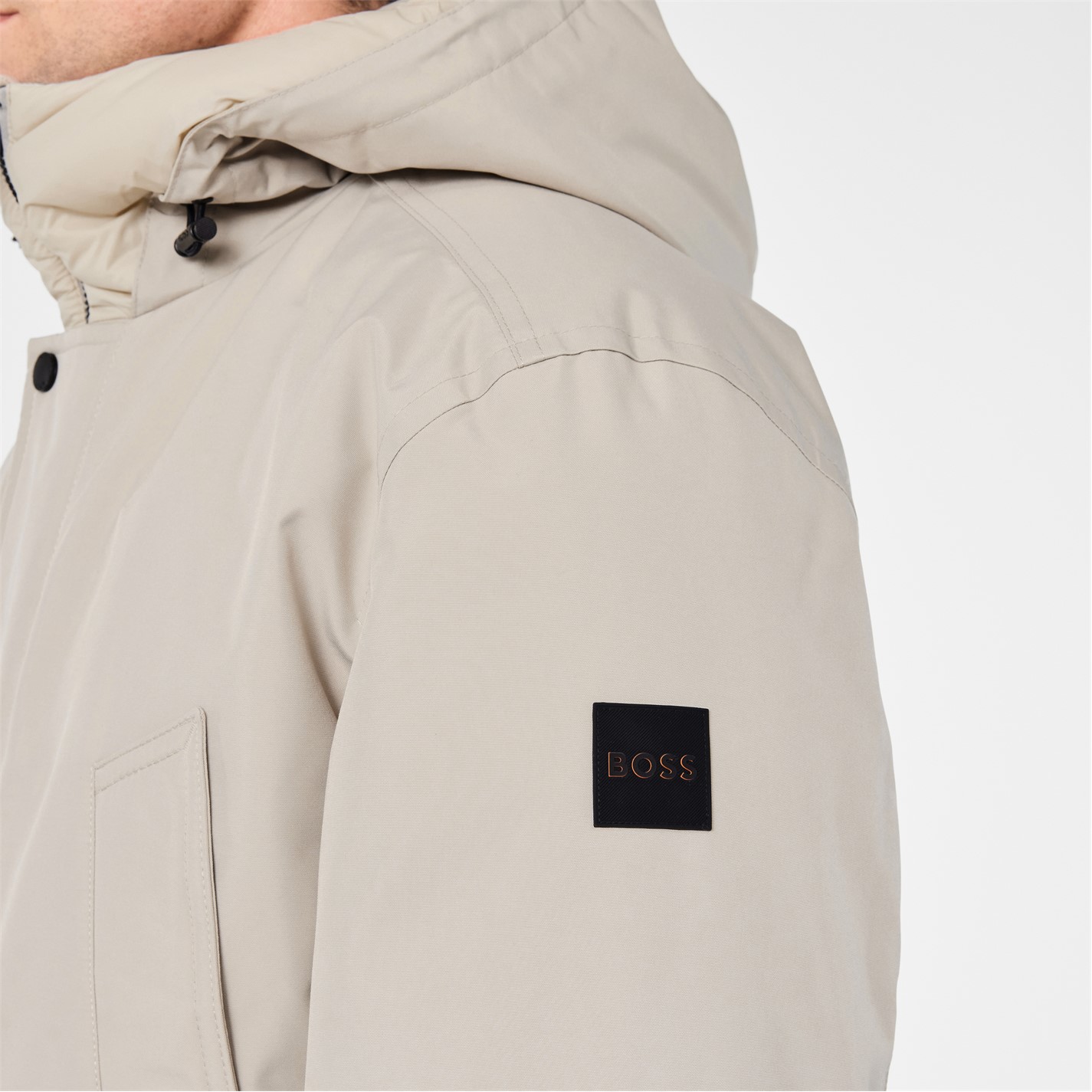 Boss | Men's Osias Water Repellent Insulated Relaxed Fit Parka | Parka ...