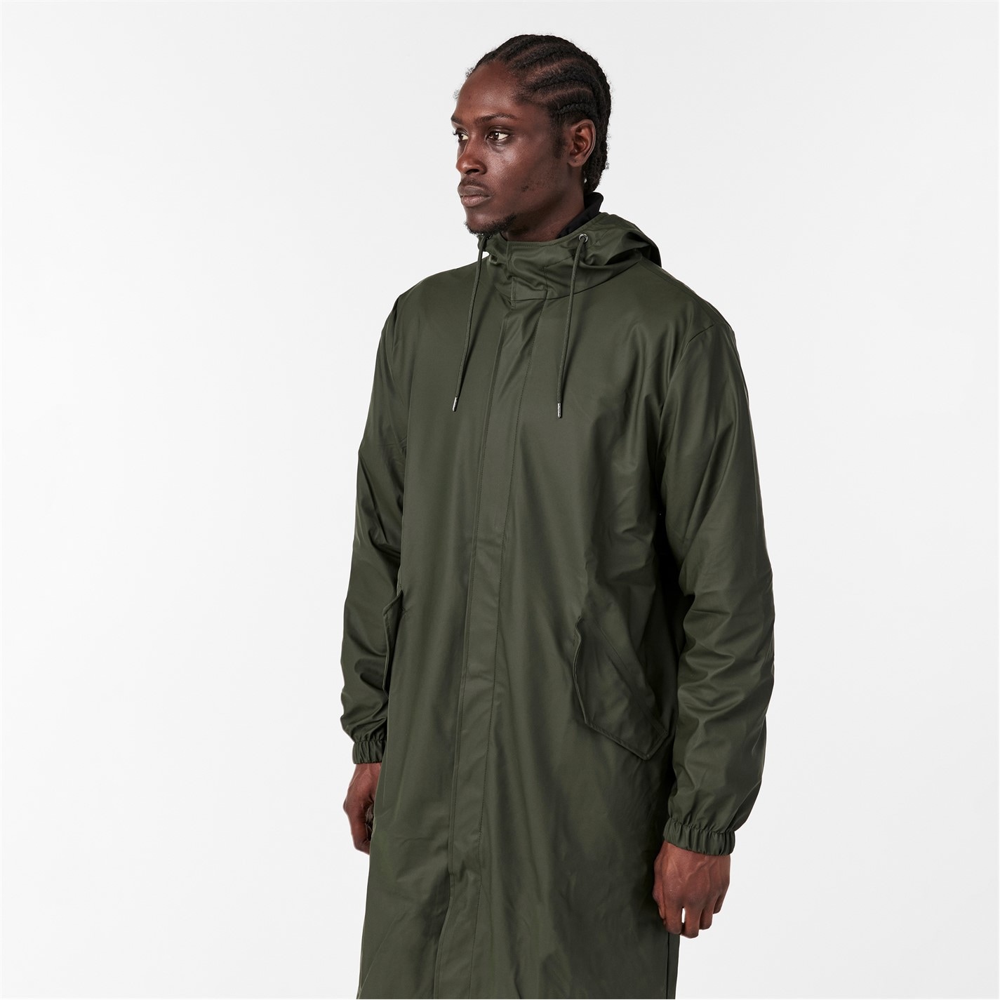 Rains | Fishtail Waterproof Parka | Rain Jackets | SportsDirect.com