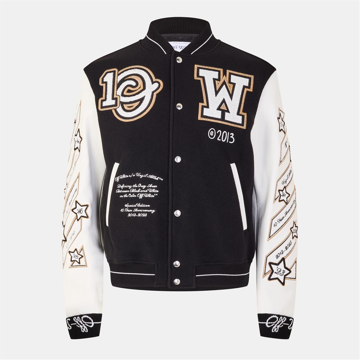 OFF WHITE Men's Off-White Varsity Jacket | SportsDirect.com USA